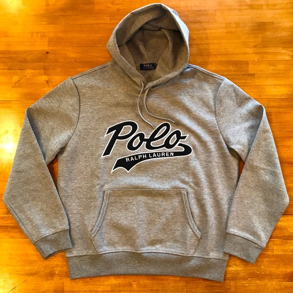 Polo Ralph Lauren | Shirts | Polo Ralph Lauren Cursive Logo Hoodie ...